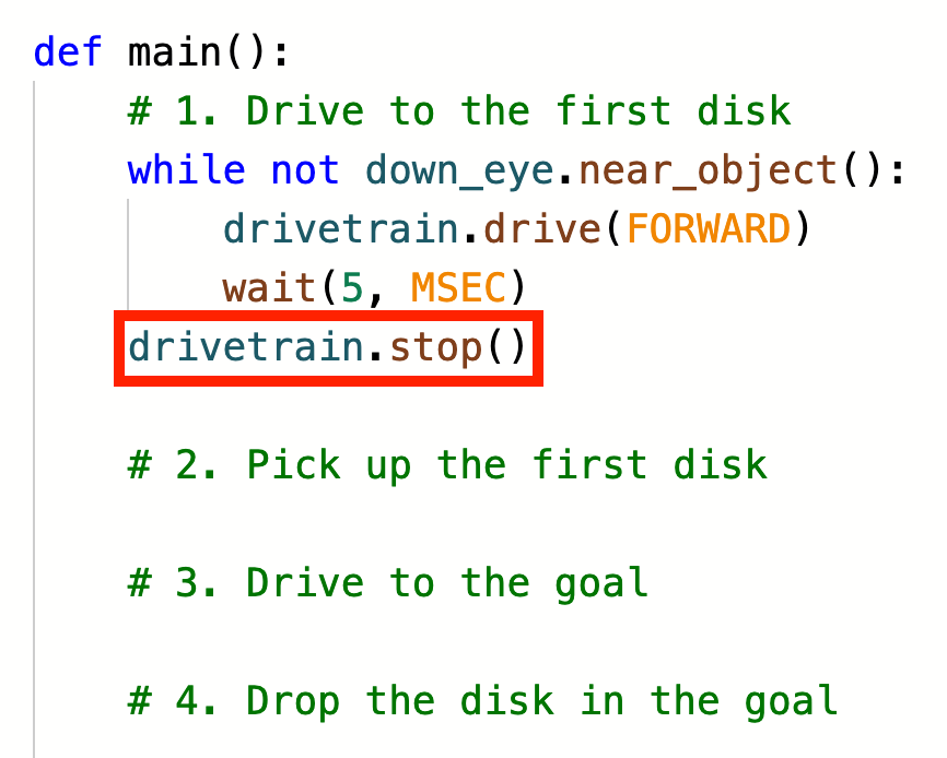 Vex Cs Unit 8 Moving Disks With Loops Lesson 3 Using Sensors And The Electromagnet To